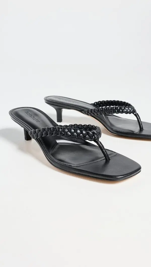 FAVORITE DAUGHTER Sutton Leather Sandals - Black