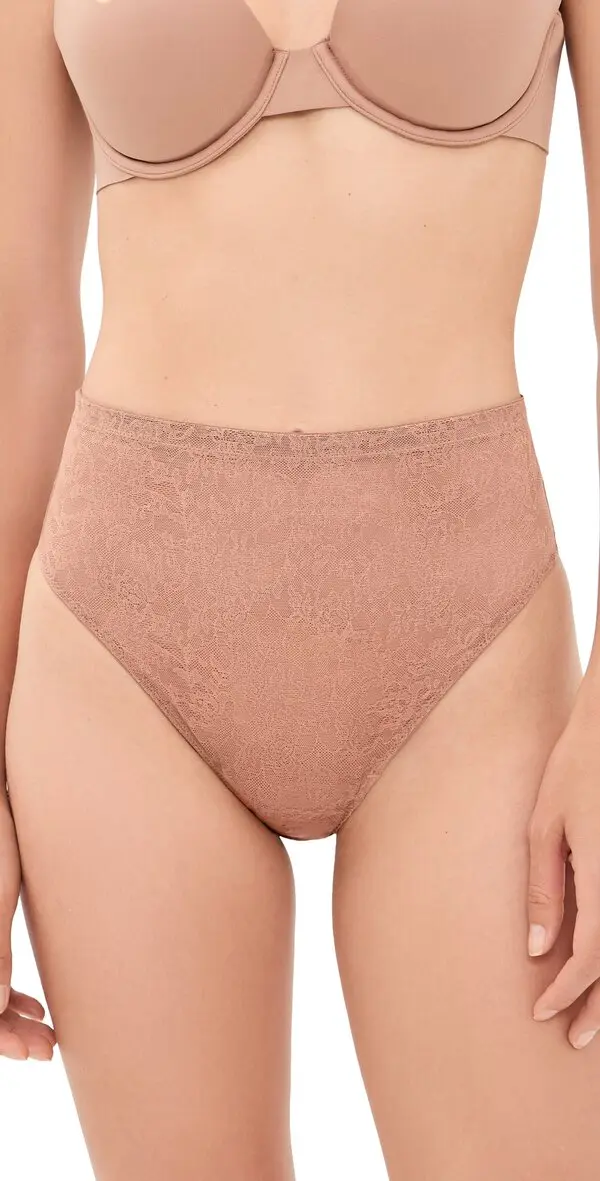 Spanx Supersmooth Day To Date Night Hi-leg Briefs - Cinnamon