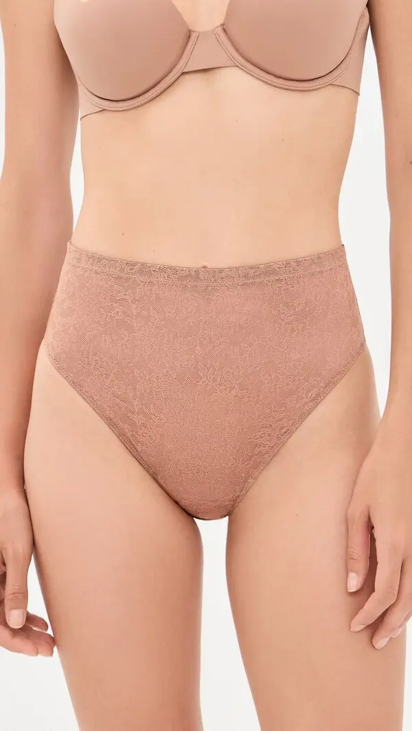 Spanx Supersmooth Day To Date Night Hi-leg Briefs - Cinnamon