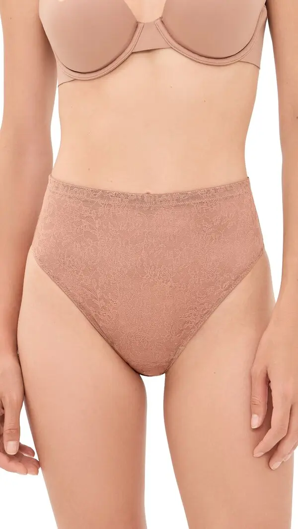 Spanx Supersmooth Day To Date Night Hi-leg Briefs - Cinnamon
