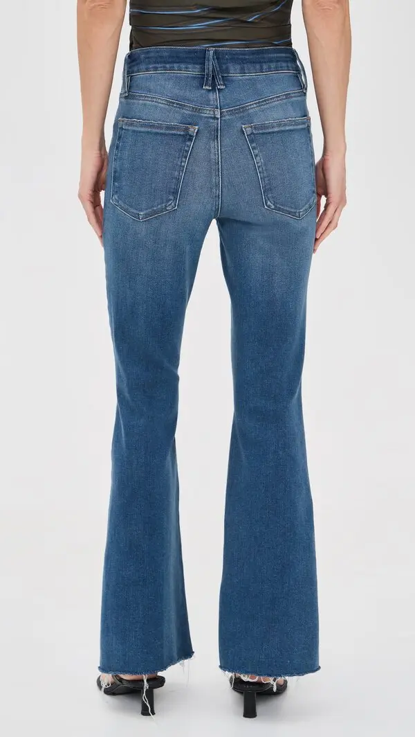 Good American Petite Flare Jeans - Indigo1211