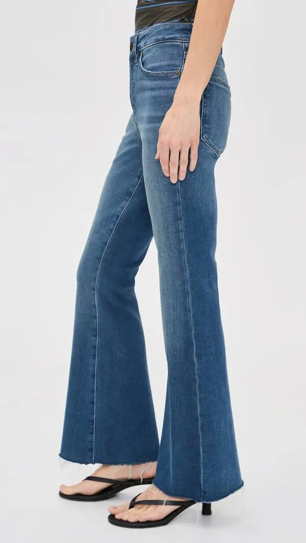 Good American Petite Flare Jeans - Indigo1211