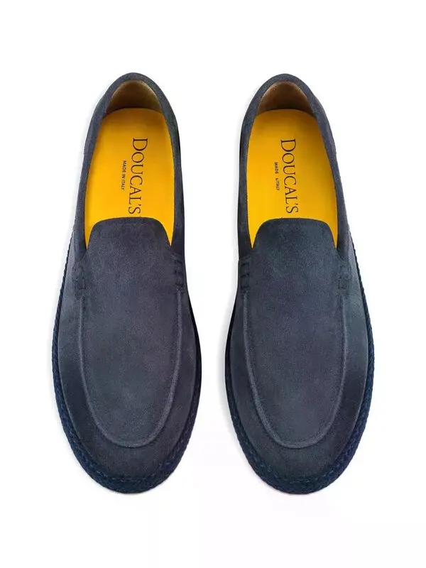 DOUCAL'S Suede Braided Espadrilles