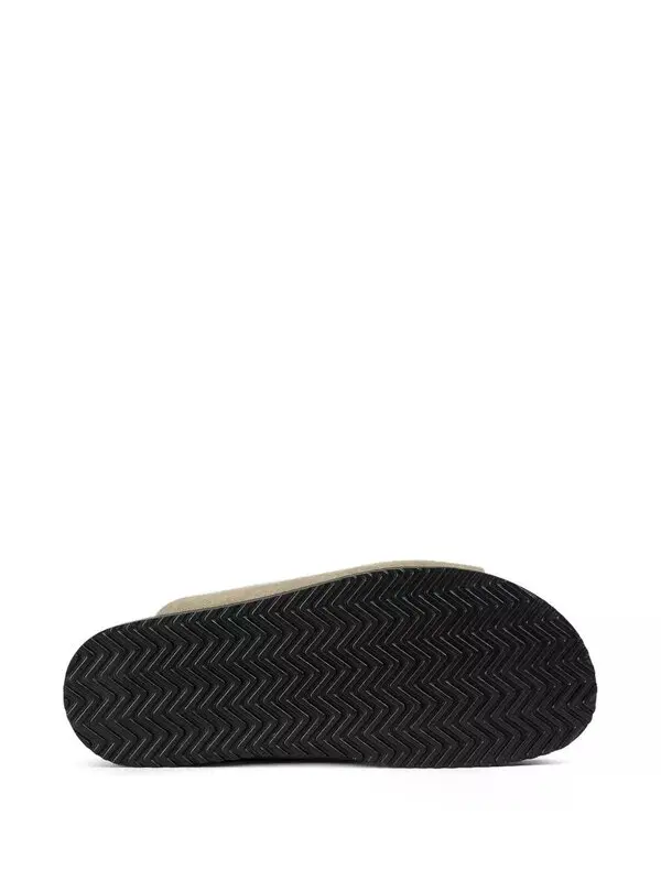 DOUCAL'S Double-strap Suede Sandals - Neutrals