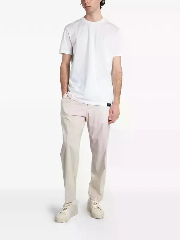 LOW BRAND Drawstring-waist Tapered Trousers