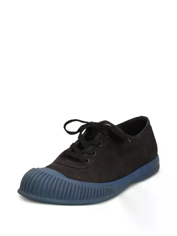 Prada Ribbed Toe Cap Sneakers
