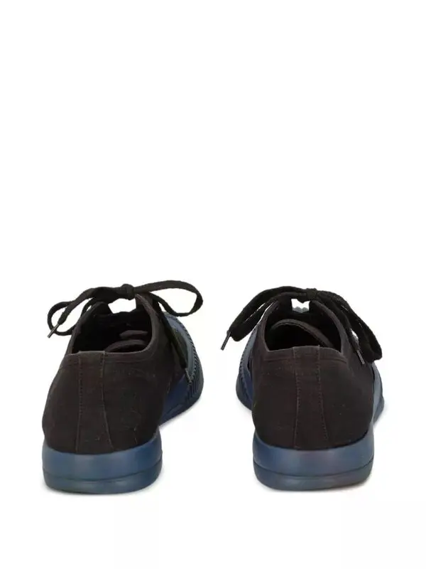 Prada Ribbed Toe Cap Sneakers