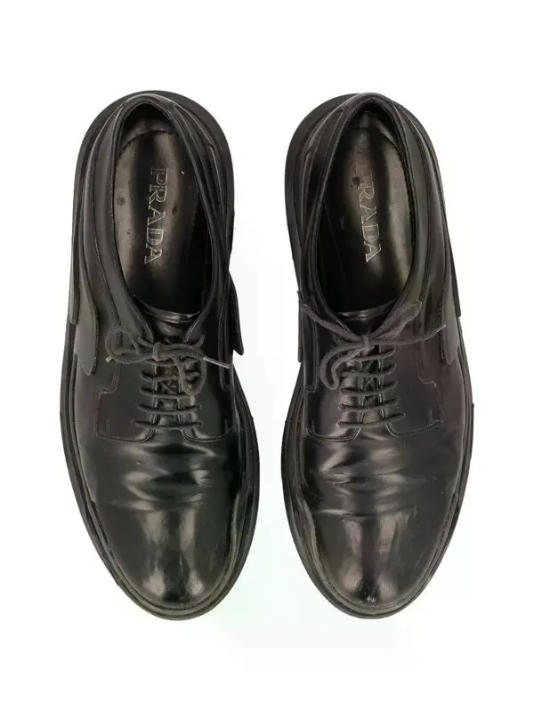 Prada Lace-up Chunky Sole Shoes