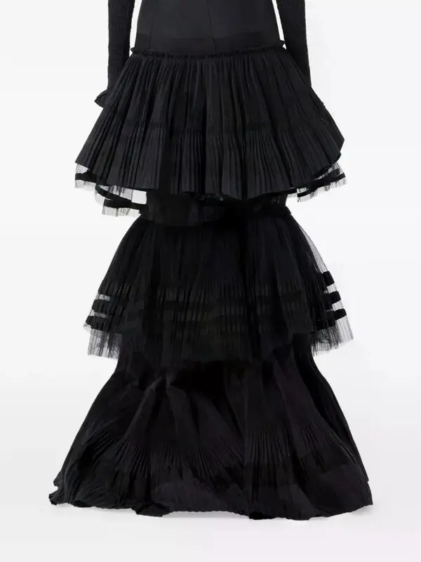 Blumarine Tiered Maxi Skirt