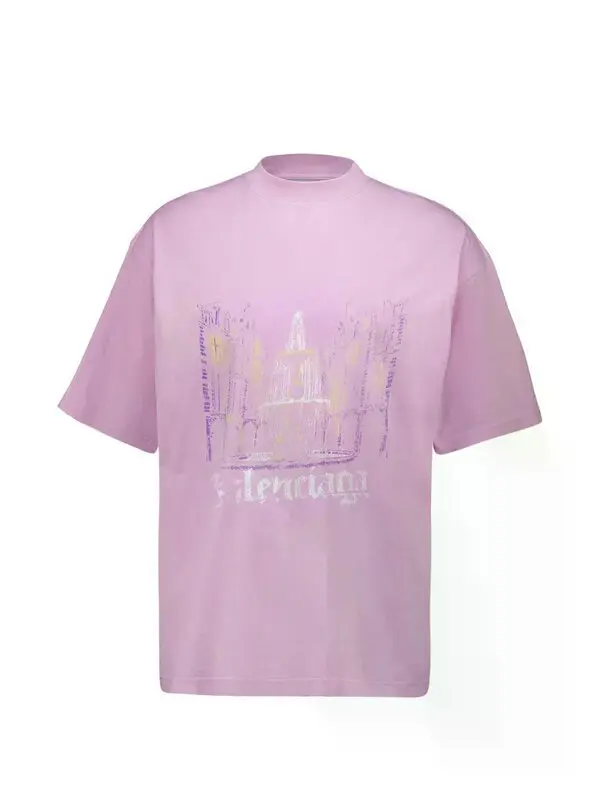 Balenciaga Graphic-print T-shirt - Pink