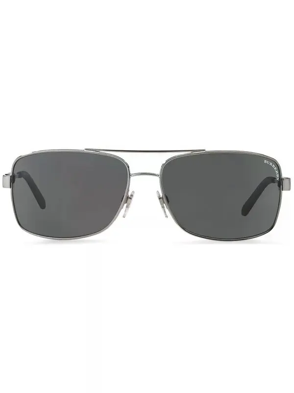 Burberry Rectangle-frame Sunglasses - Silver