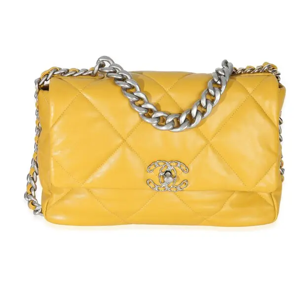 Chanel 19 Flap Bag - Yellow