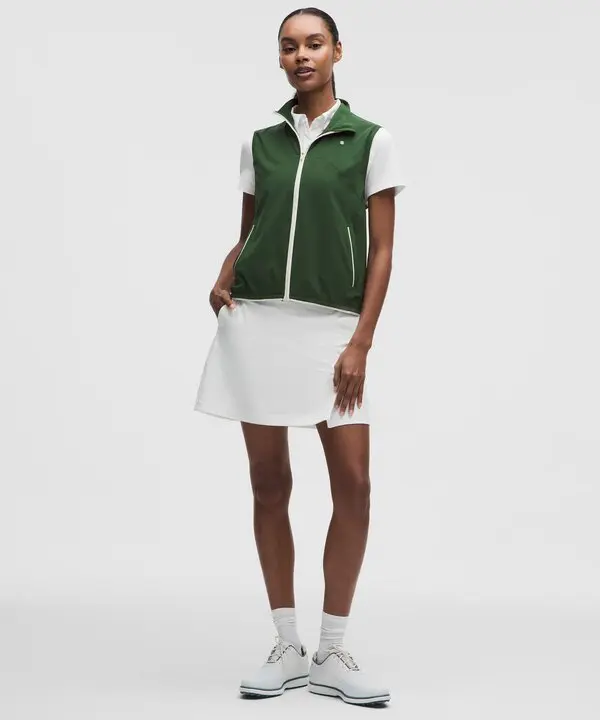 Lululemon Stretch Twill Front Pleat Golf Skirt - White