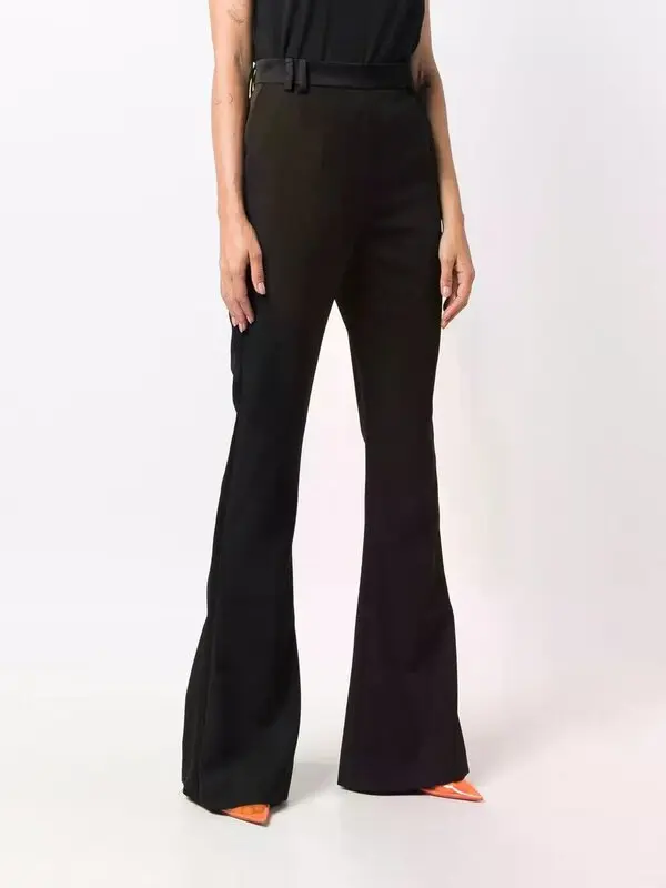 Balmain High-waist Bootcut Trousers