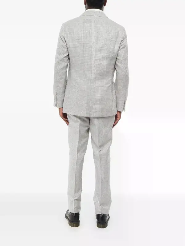 Brunello Cucinelli Houndstooth Double-breasted Suit