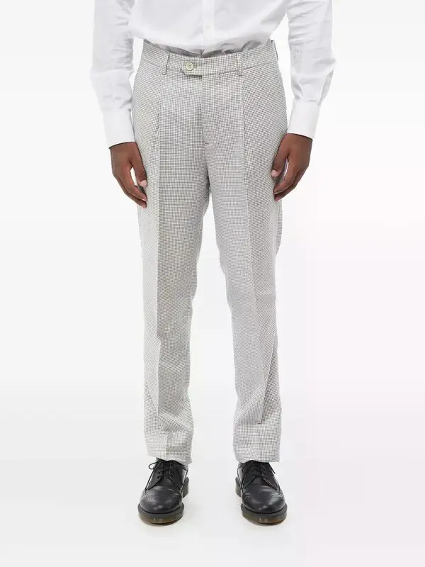 Brunello Cucinelli Houndstooth Double-breasted Suit