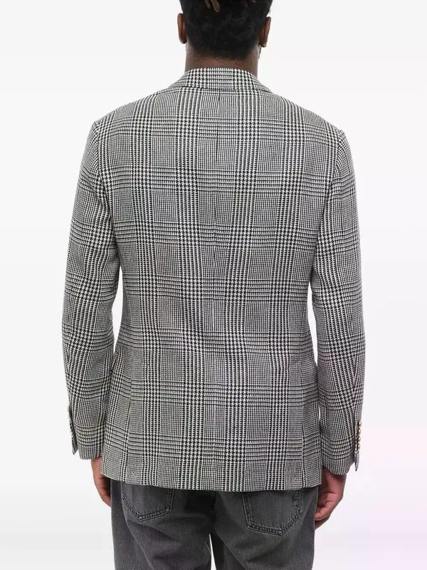 Brunello Cucinelli Double-breasted Checked-pattern Blazer