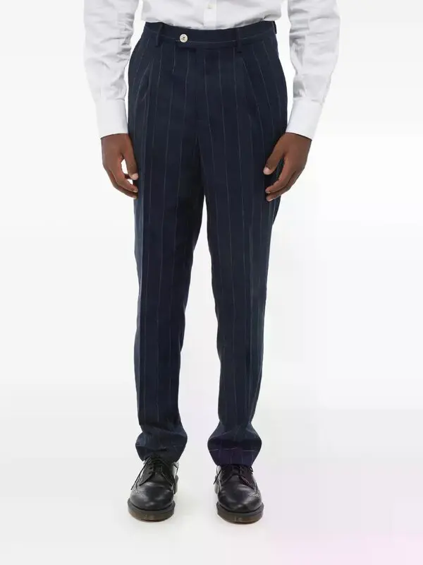 Brunello Cucinelli Pinstripe Cotton Suit
