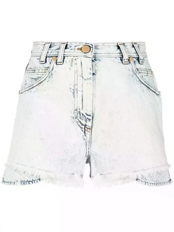 Balmain Layered Denim Shorts