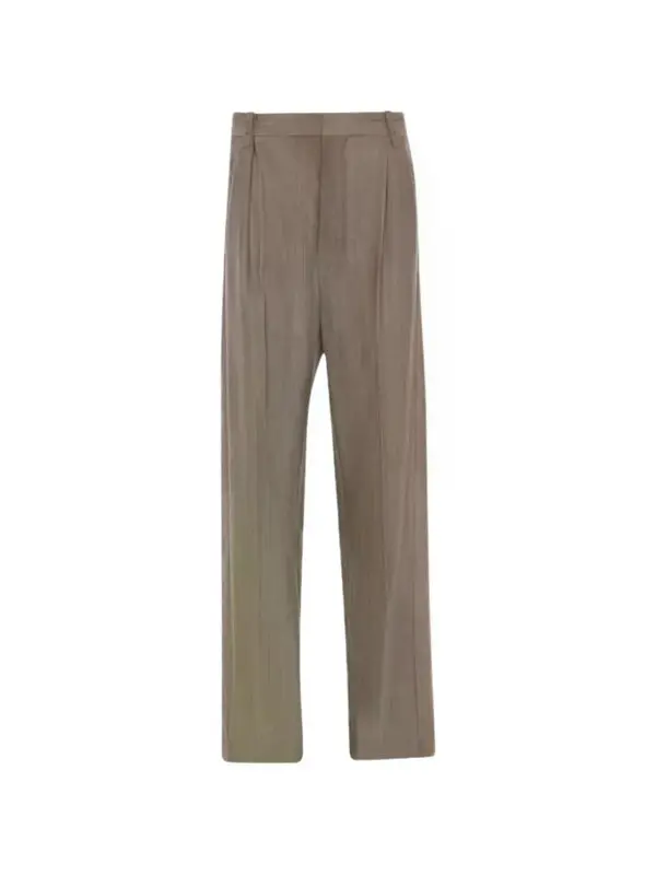 Victoria Beckham Pinstripe Pleated Trousers