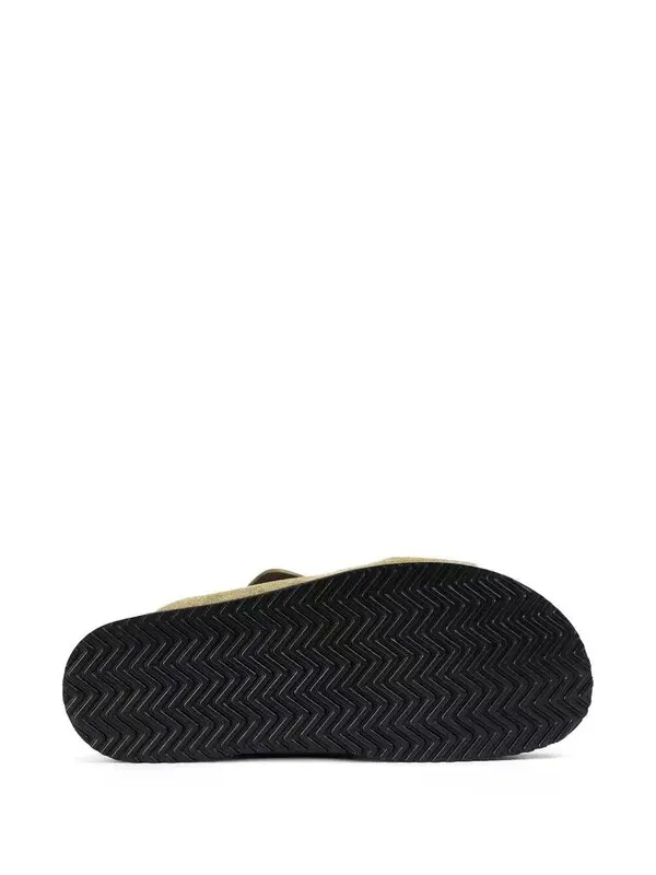 DOUCAL'S Crossover-strap Suede Sandals