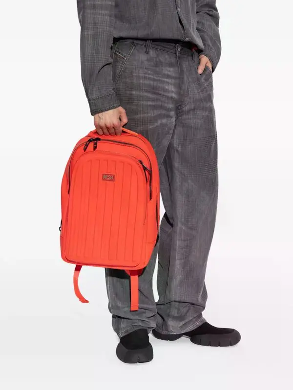 DIESEL® Logo-plaque Backpack - Orange