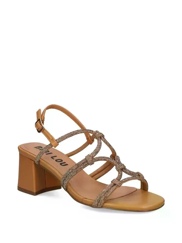 BIBI LOU Crystal-embellished Multi-strap Sandals