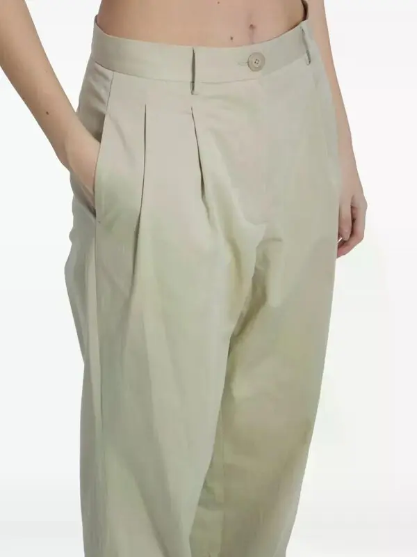 Tagliatore Double-pleated Linen Trousers