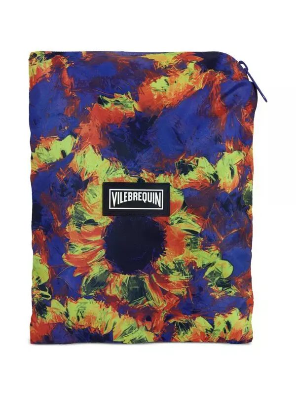Vilebrequin Sunflower Print Packable Swim Shorts - Multicolour
