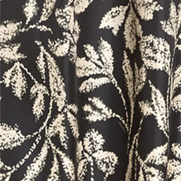 Max Mara Printed Silk Twill Maxi Dress - Black
