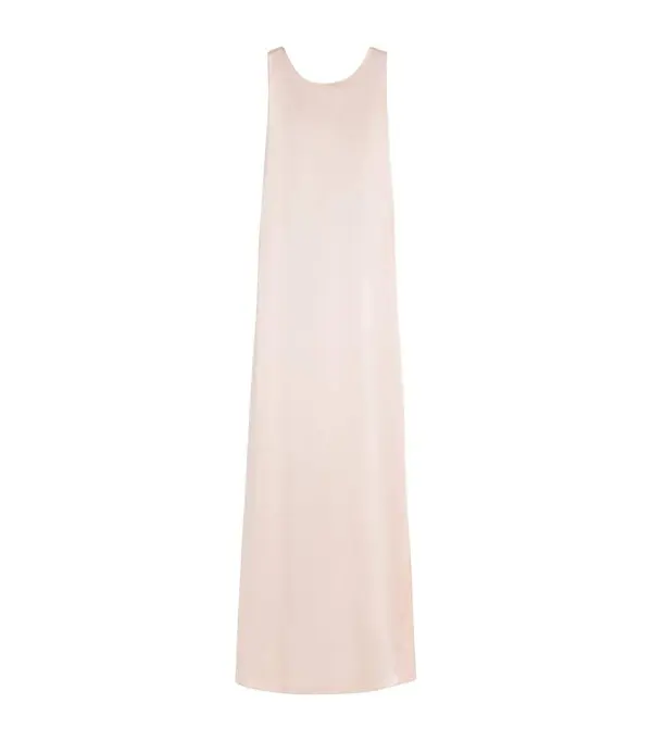 Max Mara Silk Maxi Dress - Pink