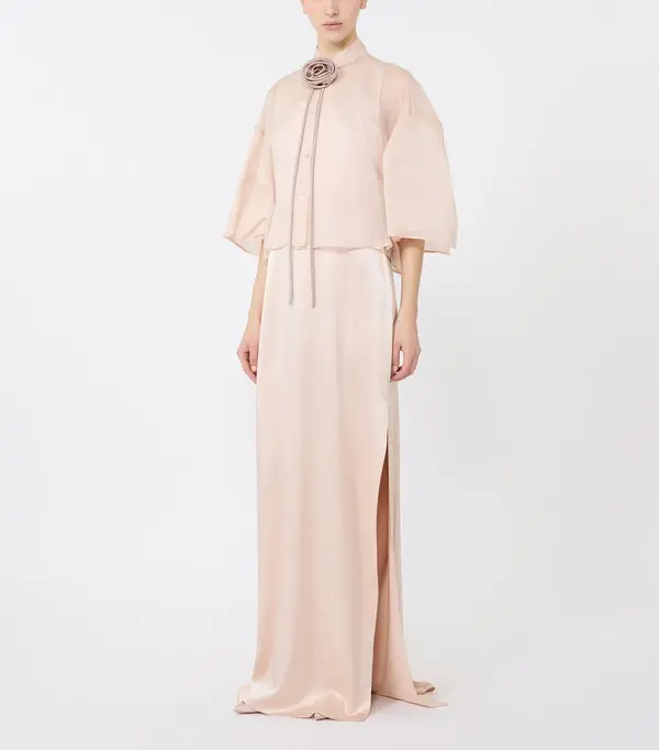 Max Mara Silk Maxi Dress