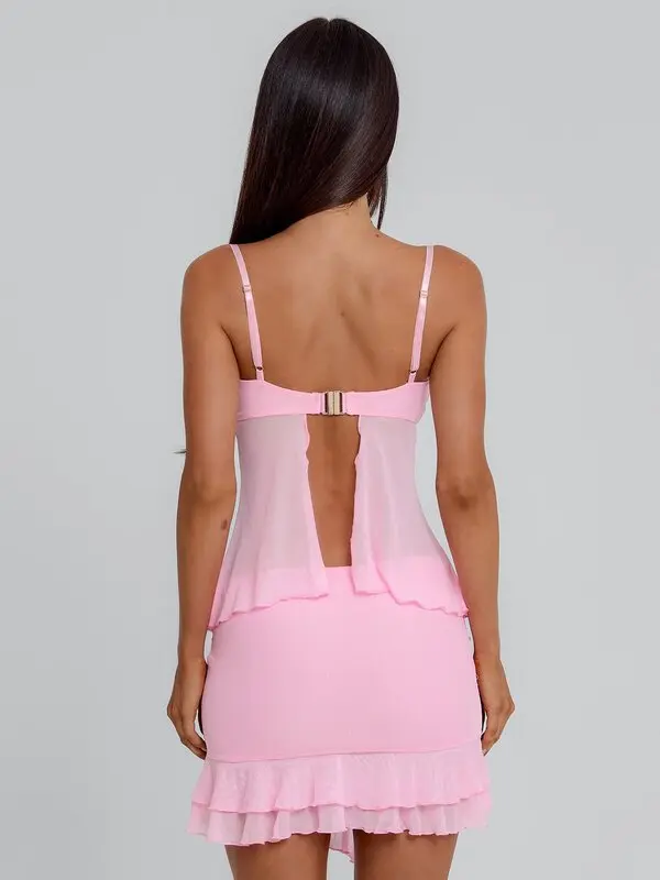 OUTCAST Sheer Mesh Top