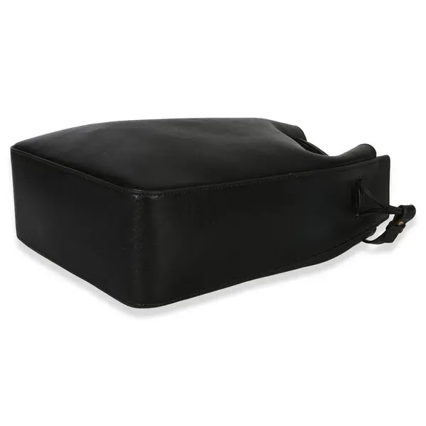 Saint Laurent Calfskin Bucket Bag - Black