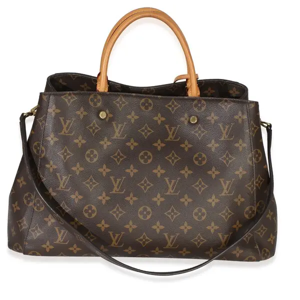 LOUIS VUITTON Monogram Canvas Montaigne Gm - Brown