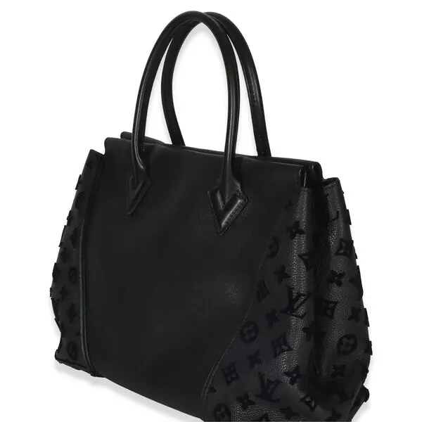 LOUIS VUITTON Monogram Tufted Veau Cachemire W Tote Pm