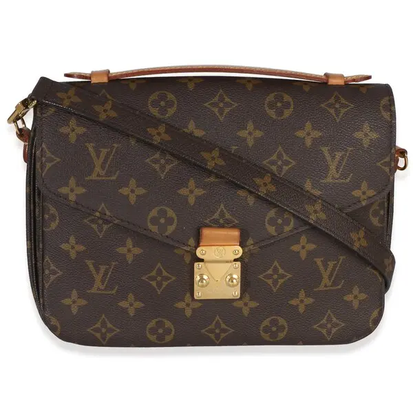 LOUIS VUITTON Monogram Canvas Pochette Metis - Brown