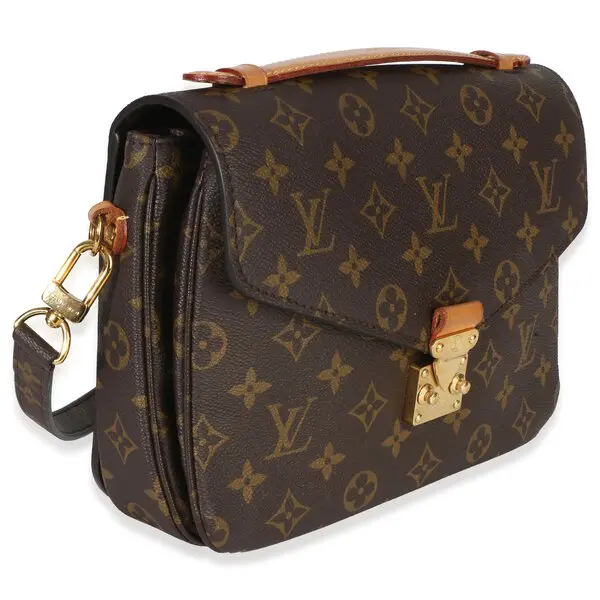 LOUIS VUITTON Monogram Canvas Pochette Metis - Brown