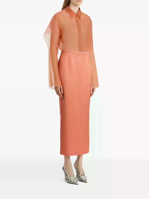 Khaite Pencil Skirt With Zip Fastening