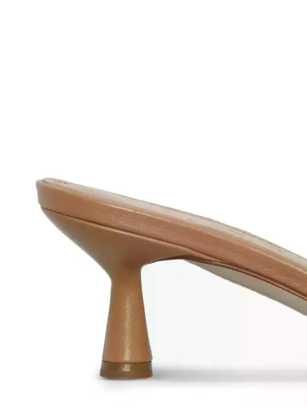 AeydĒ Vero Crossover Leather Sandals - Neutrals