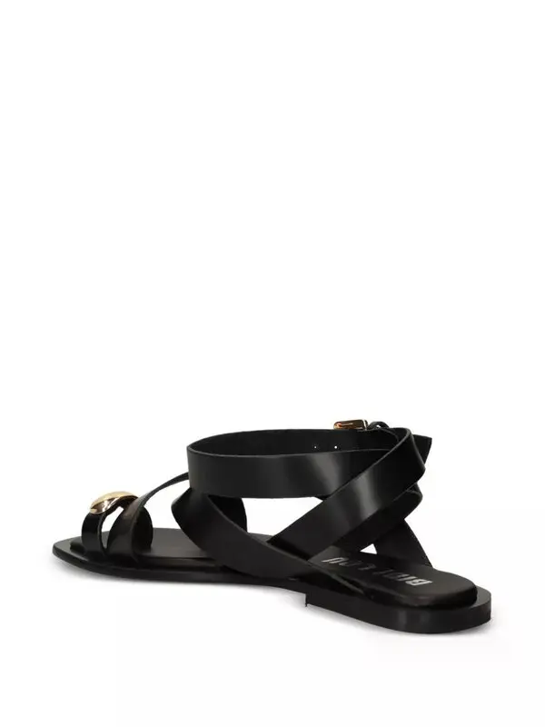 BIBI LOU Vaz Embellished Crossover-strap Sandals - Black