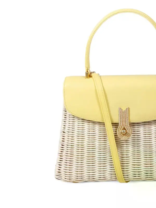 AMATO DANIELE Queen Rattan Tote Bag