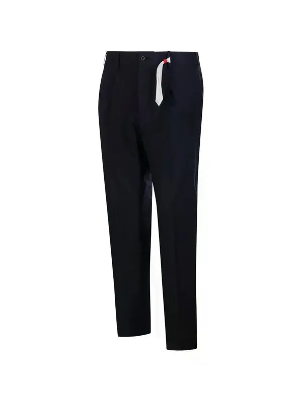 SANTANIELLO Pleated Trousers - Blue