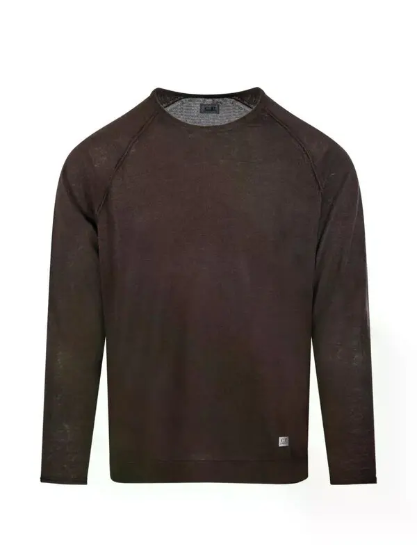 C.P. COMPANY Raglan-sleeve Sweater - Brown