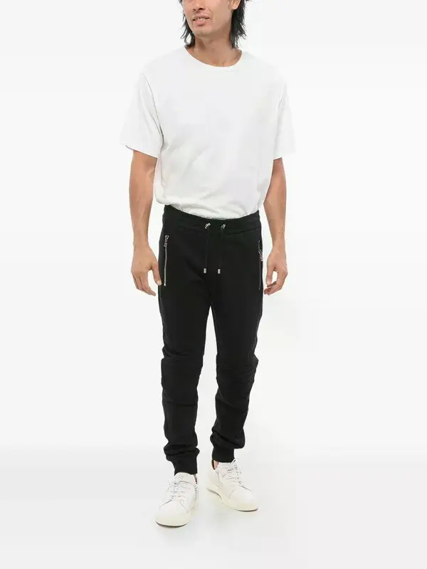 Balmain Elastic-waistband Track Pants - Black