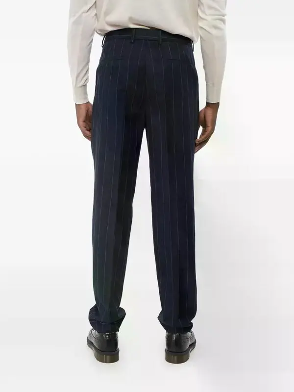 Brunello Cucinelli Pinstripe Pleated Trousers