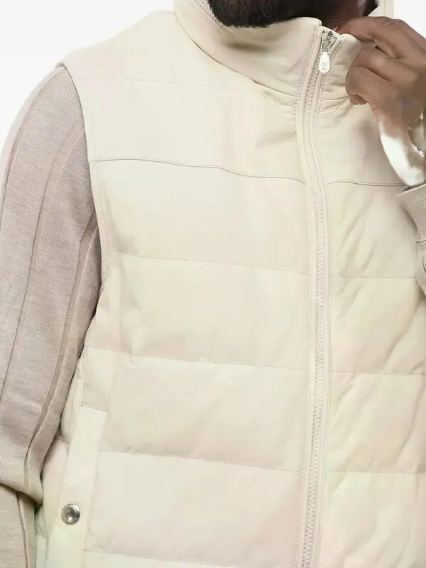 Brunello Cucinelli Quilted Zipped Gilet
