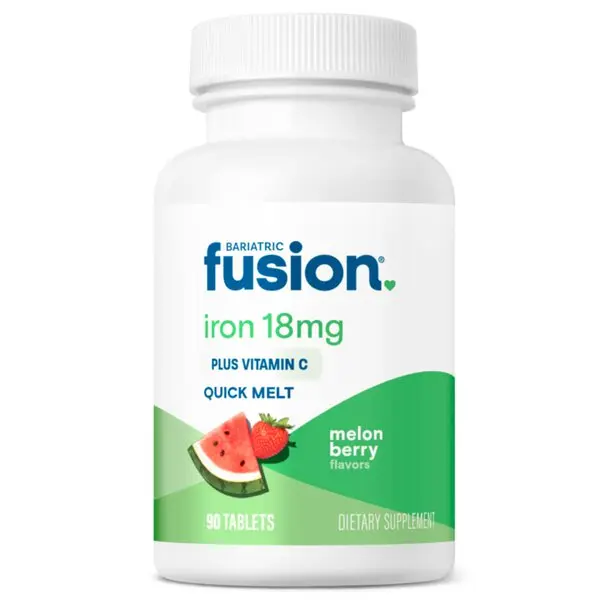 BARIATRIC FUSION Iron Quick Melt Melon Berry 90 Tablets - One-color