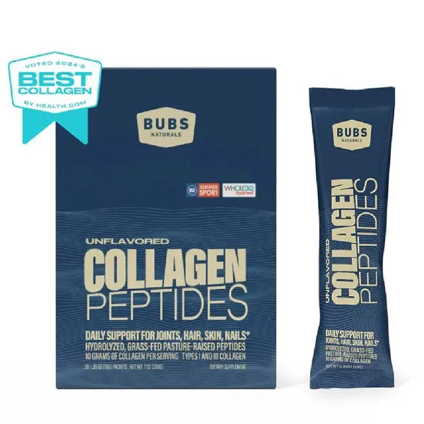 BUBS NATURALS Collagen Protein Packets 20 Packets - One-color