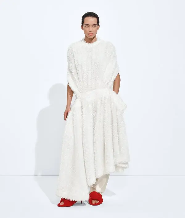 Bottega Veneta Fluid Silk Viscose Long Top
